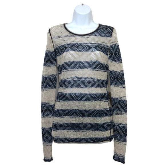 RACHEL Rachel Roy | Sweaters | Nwt Rachel Rachel Roy Blue Cream Sweater ...